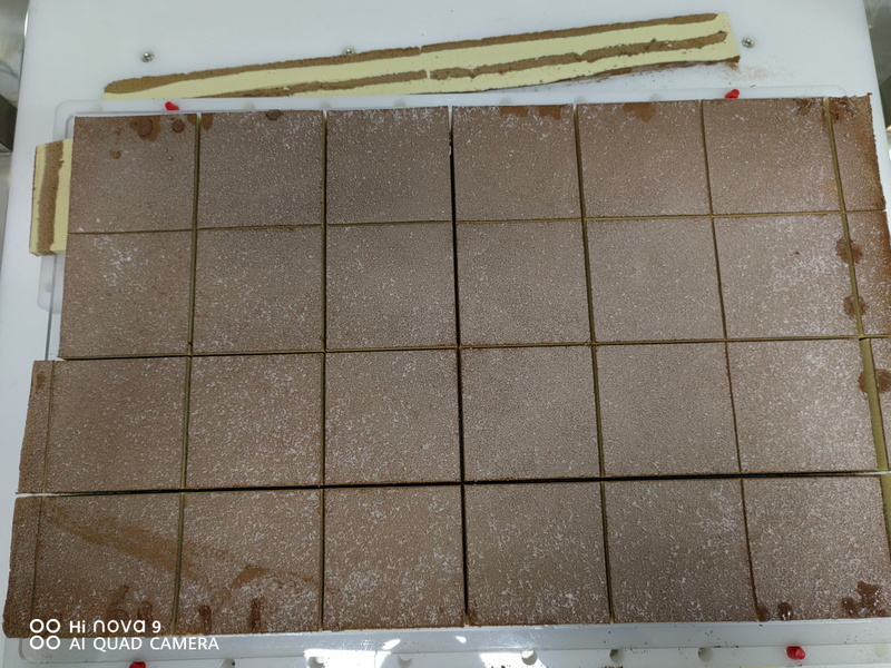 Ultrasonic automatic rectangular cake cutter machine