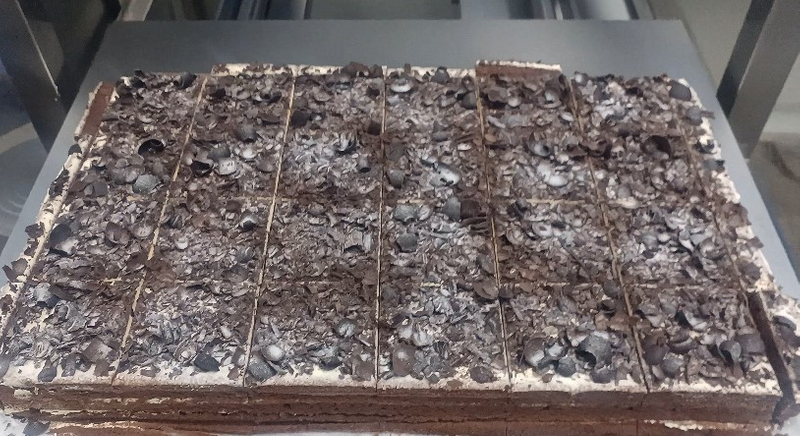 Industrial Sheet Cake Cutting Machine | Ultrasonic Black Forest Cake ...